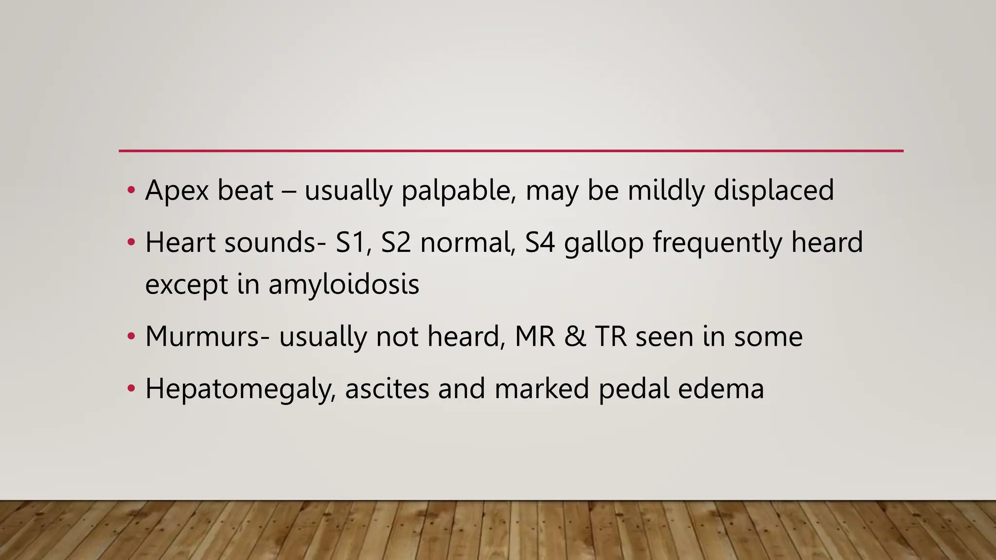 Restrictive cardiomyopathy-VALSALVA, KUSSUMAL ITS IMPORTANCE IN DDpptx ...
