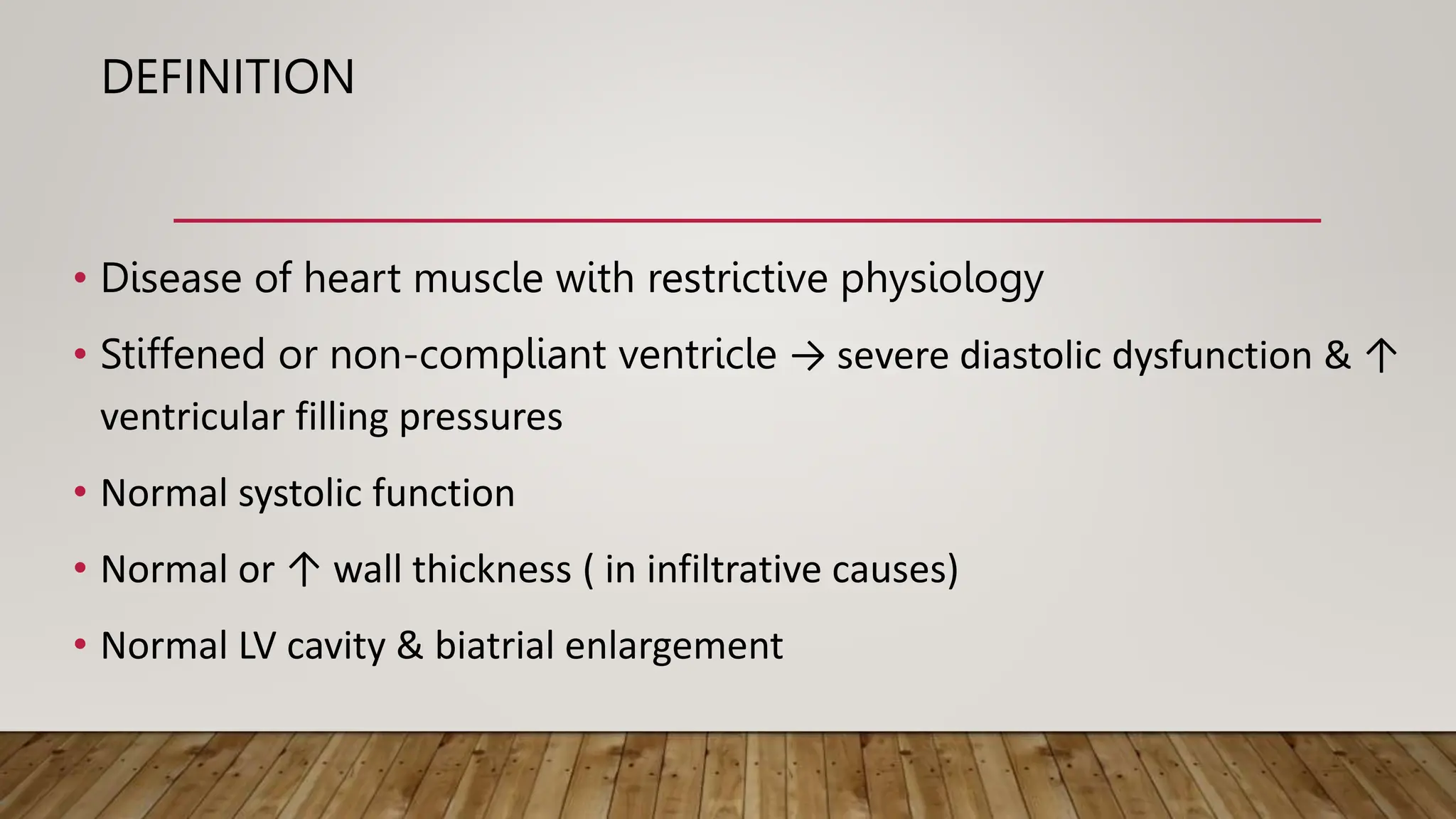Restrictive cardiomyopathy-VALSALVA, KUSSUMAL ITS IMPORTANCE IN DDpptx ...