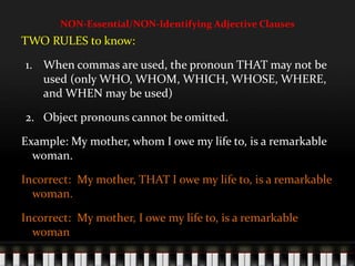 Identifyingclauses | PPT