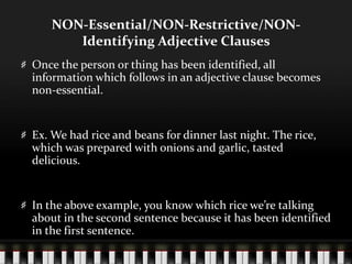 Identifyingclauses | PPT