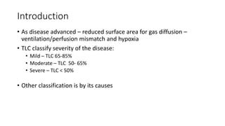 Anesthesia in Restrictive lung disease | PPTX