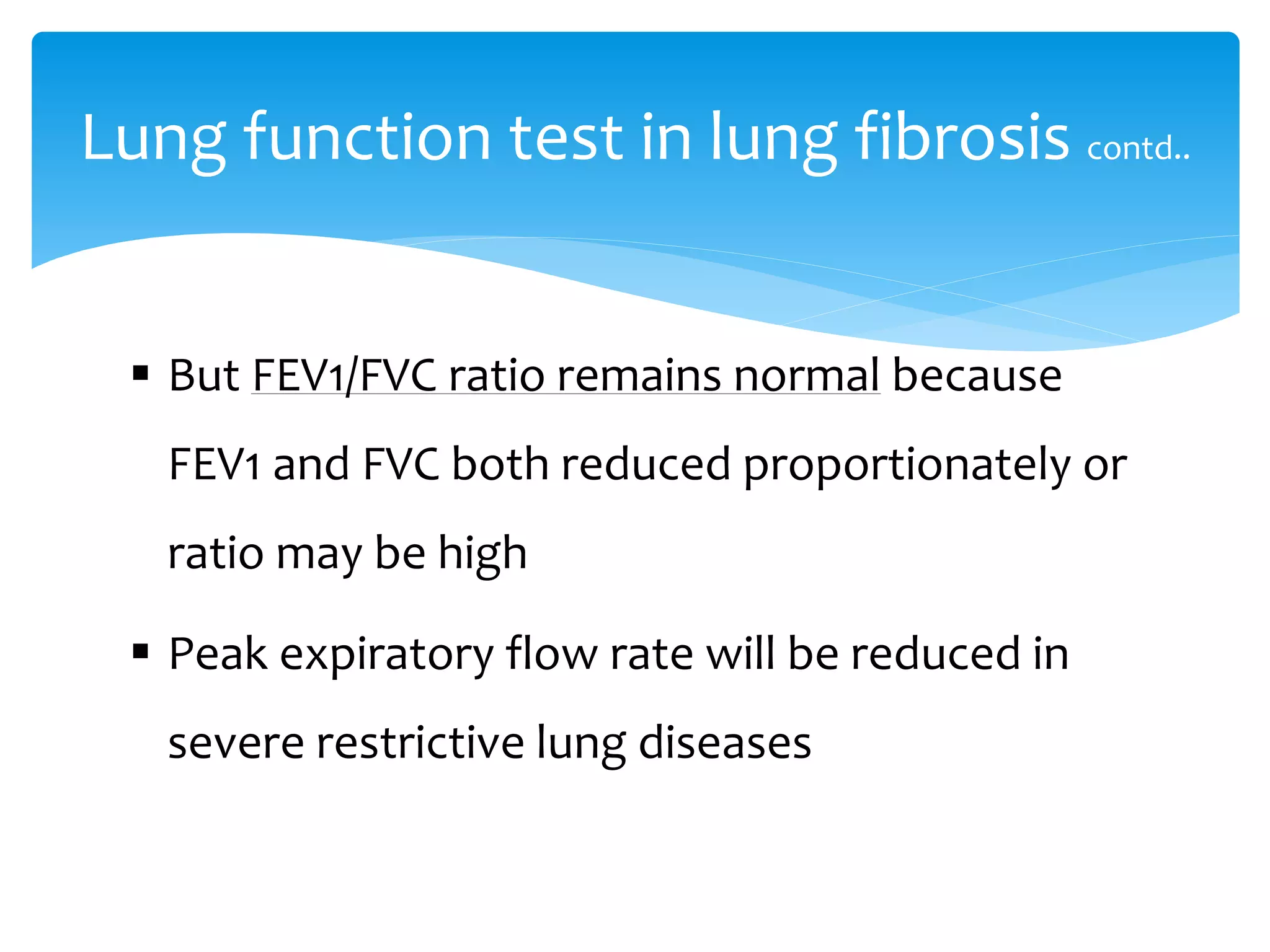 Restrictive lung disease final | PPTX