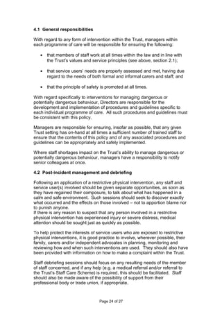 Restrictive physical interventions (1) | PDF