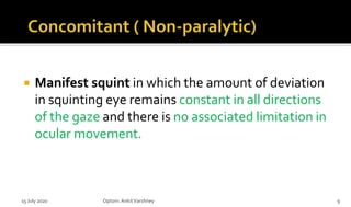 Restrictive Strabismus by Ankit Varshney | PPTX