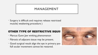 RESTRICTIVE STRABISMUS BY ASRA WAREES.pptx
