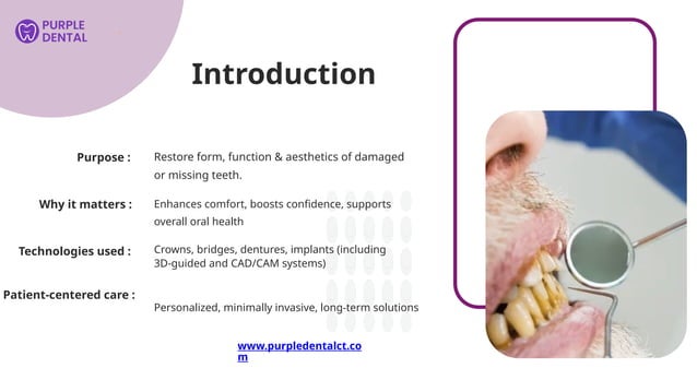 Restorative Dentistry Services .pptx