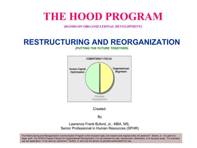 Restructuring And Reorganization Proposal Sample 1 | PPT