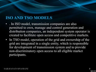 Restructuring of power grid | PPTX