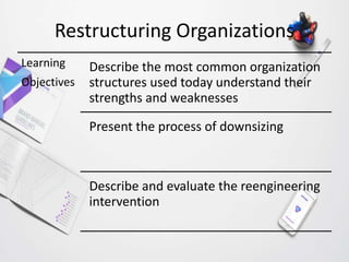 Restructuring organizations (1) | PPTX