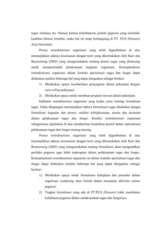 Restrukturisasi organisasi-dalam-meningkatkan-pelayanan-publik-di-pt-pln-area-gorontalo | PDF