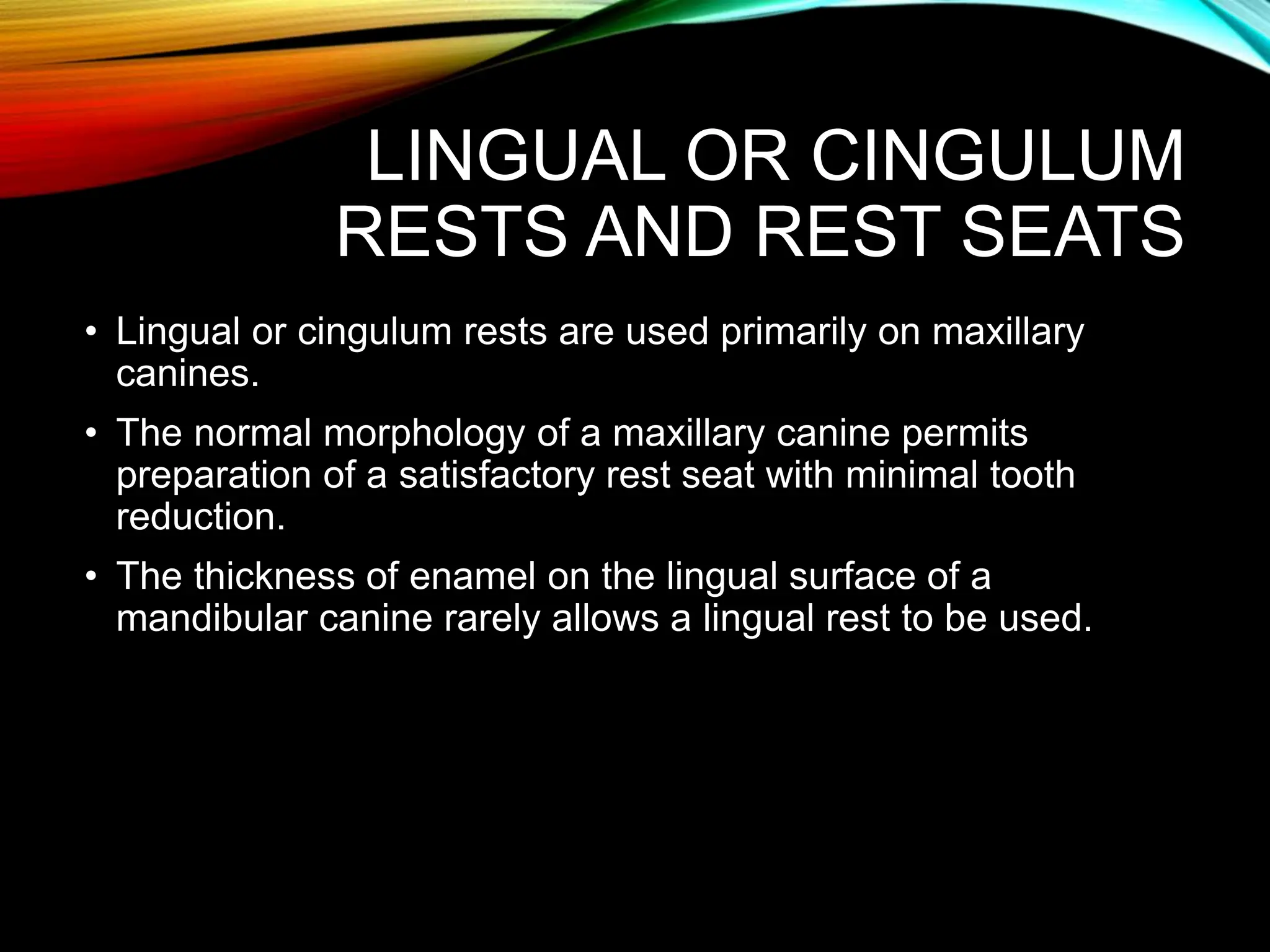 Rests and Rest Seats- prosthodontics. Autosaved pptx | PPTX