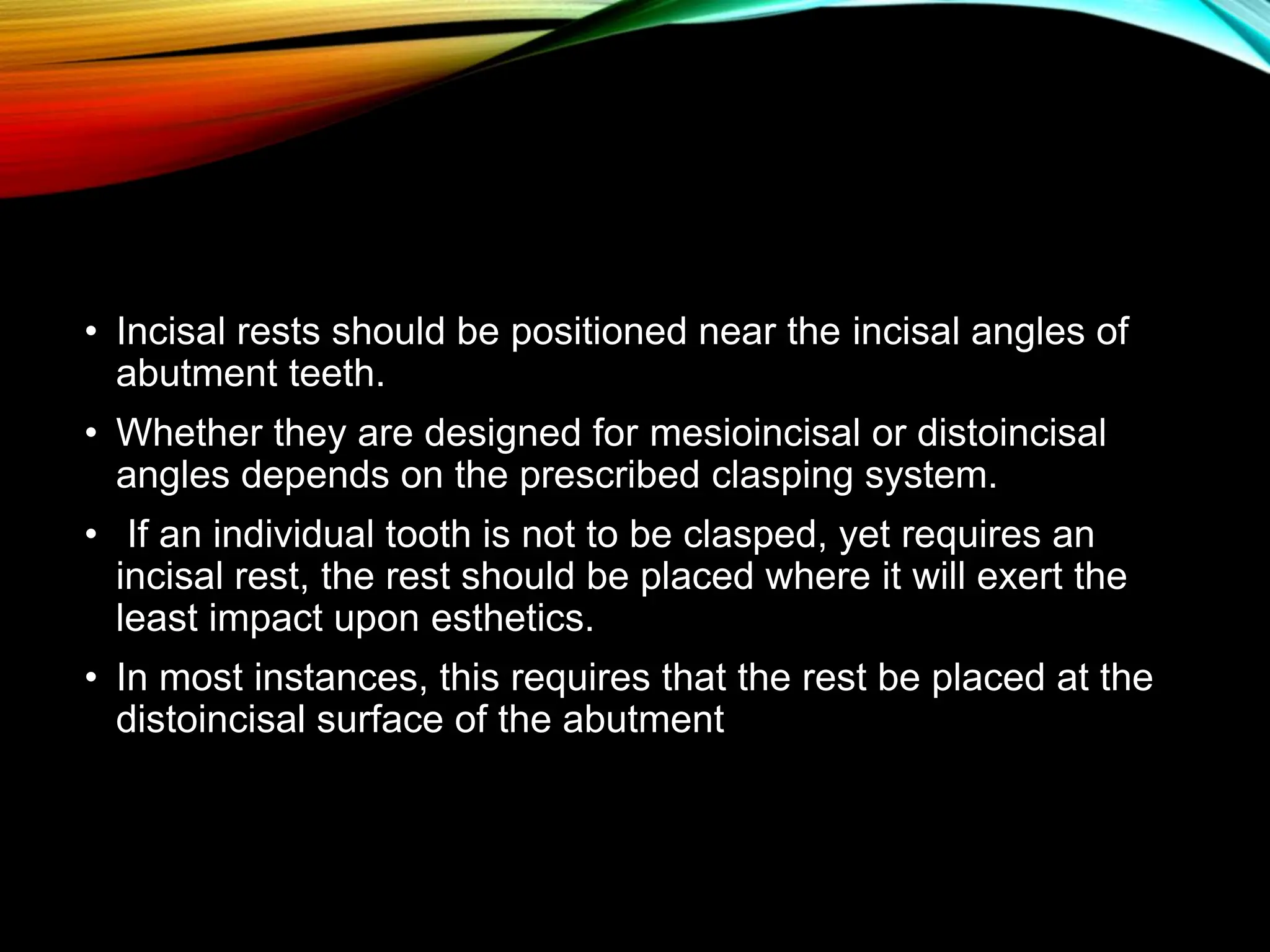 Rests and Rest Seats- prosthodontics. Autosaved pptx | PPTX