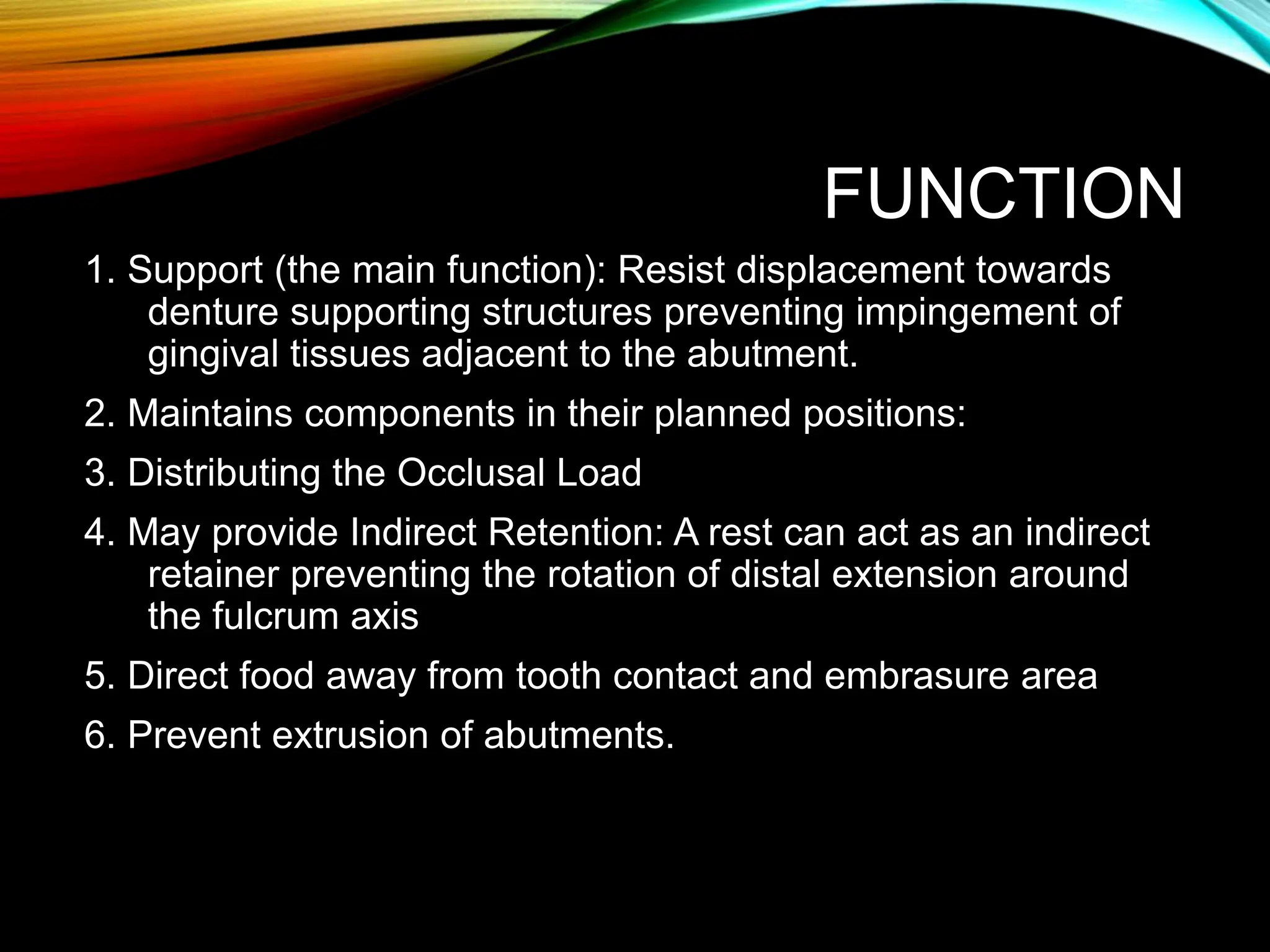 Rests and Rest Seats- prosthodontics. Autosaved pptx | PPTX