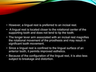 Rests and Rest Seats- prosthodontics. Autosaved pptx | PPTX