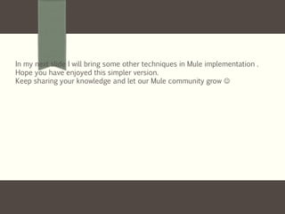 Rest security in mule | PPT