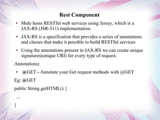 Rest service in mule | PPT