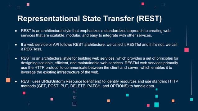 REST & SOAP.pptx | Web Development | Internet