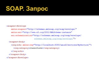 Реализация REST и SOAP сервисов с помощью WCF | PPT