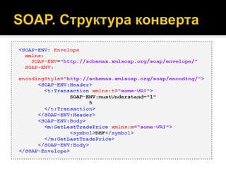 Реализация REST и SOAP сервисов с помощью WCF | PPT