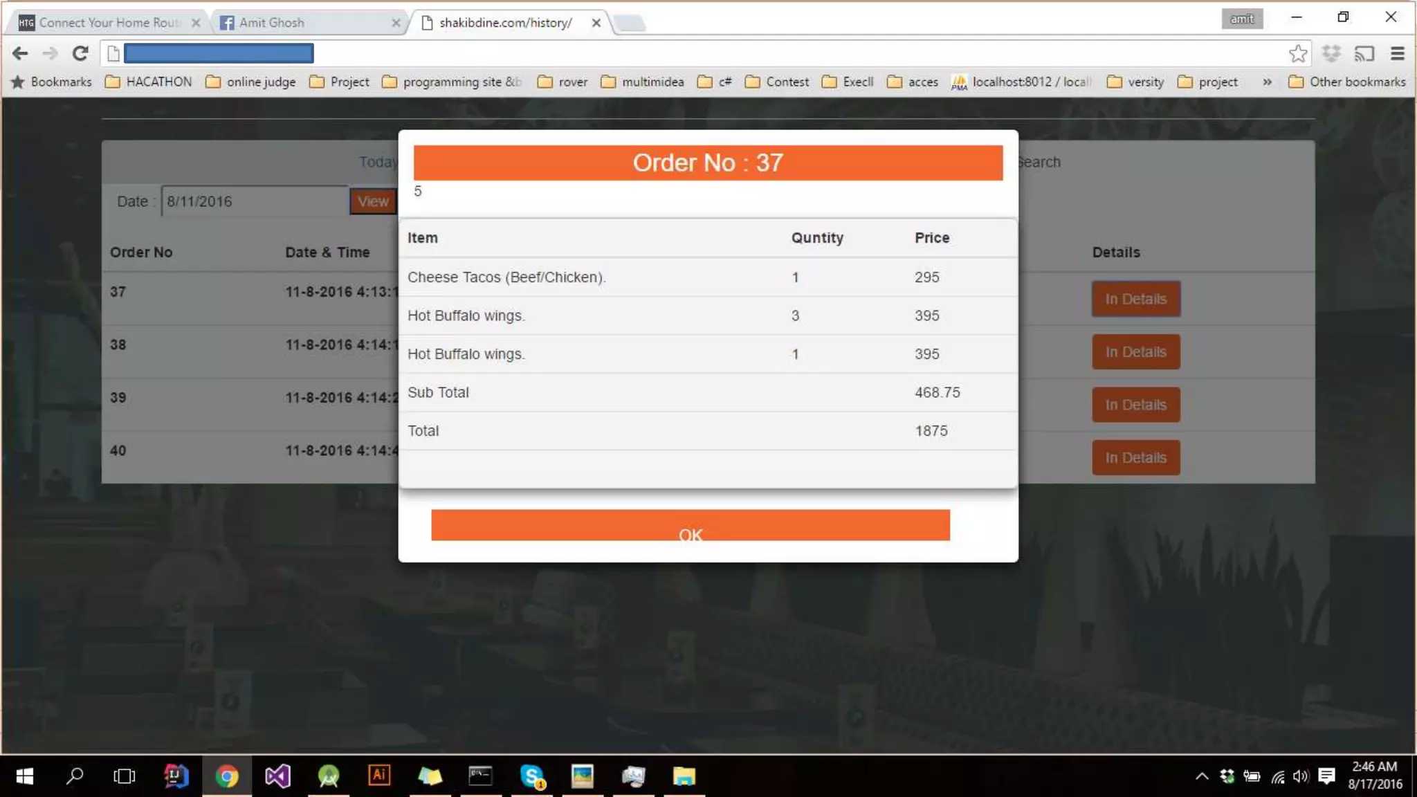 Restaurant ordering system | PPT