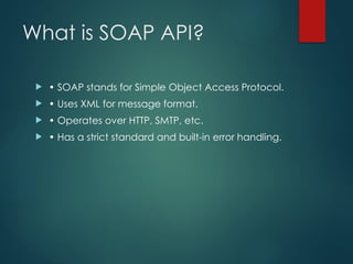 REST_vs_SOAP_API_Detailed PPT Software engineers | PPTX