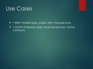 REST_vs_SOAP_API_Detailed PPT Software engineers | PPTX