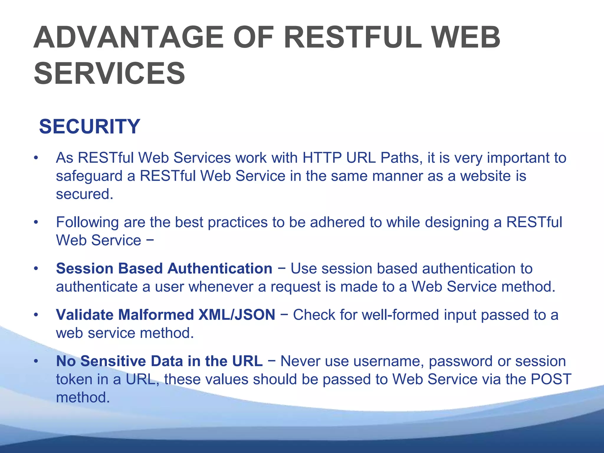 Rest webservice ppt | PPTX