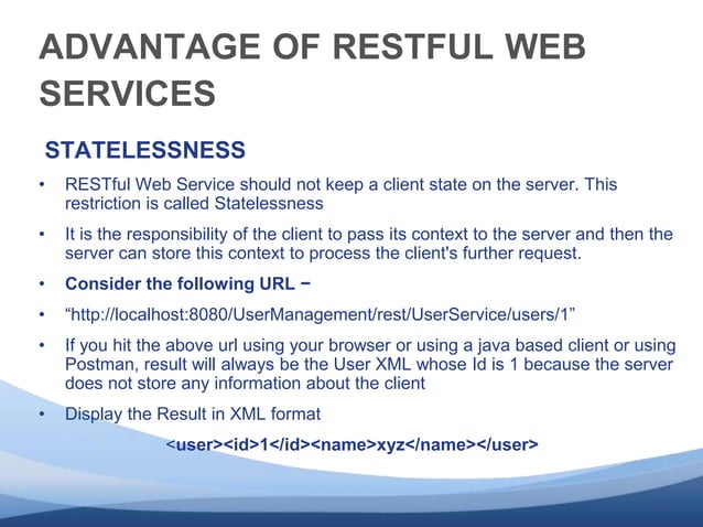 Rest webservice ppt | PPT