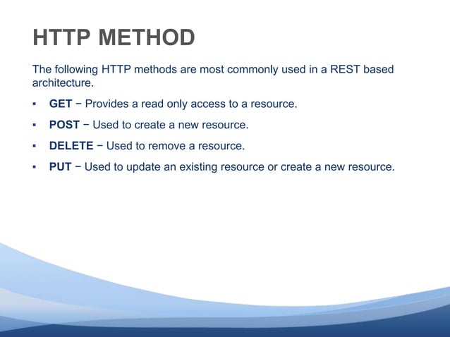 Rest webservice ppt | PPTX