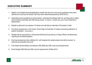 Restyle plan 04052012 | PDF