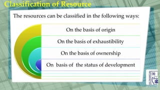 Resource Classification | PPTX