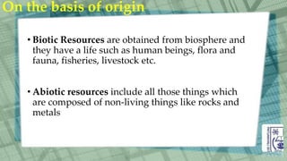 Resource Classification | PPTX