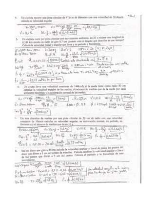 EJERCICIOS CINEMATICA | DOC