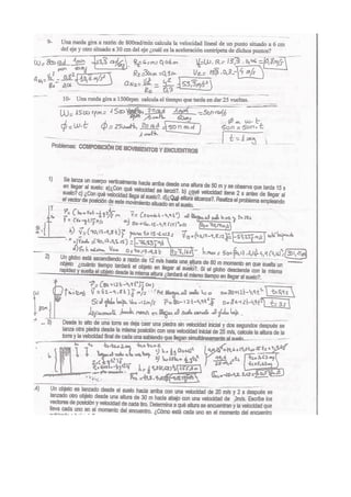 EJERCICIOS CINEMATICA | DOC