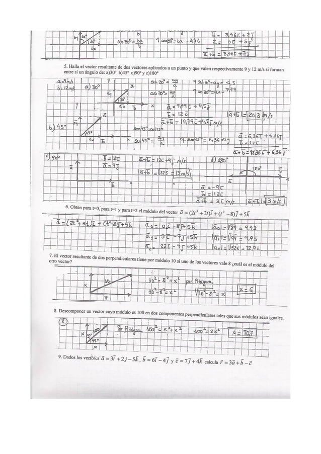 EJERCICIOS CINEMATICA | DOC
