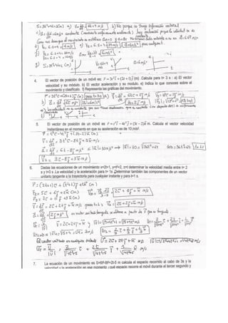 EJERCICIOS CINEMATICA | DOC