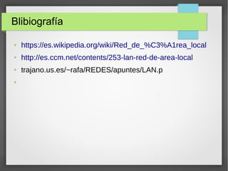 Resuen redes de area local | ODP