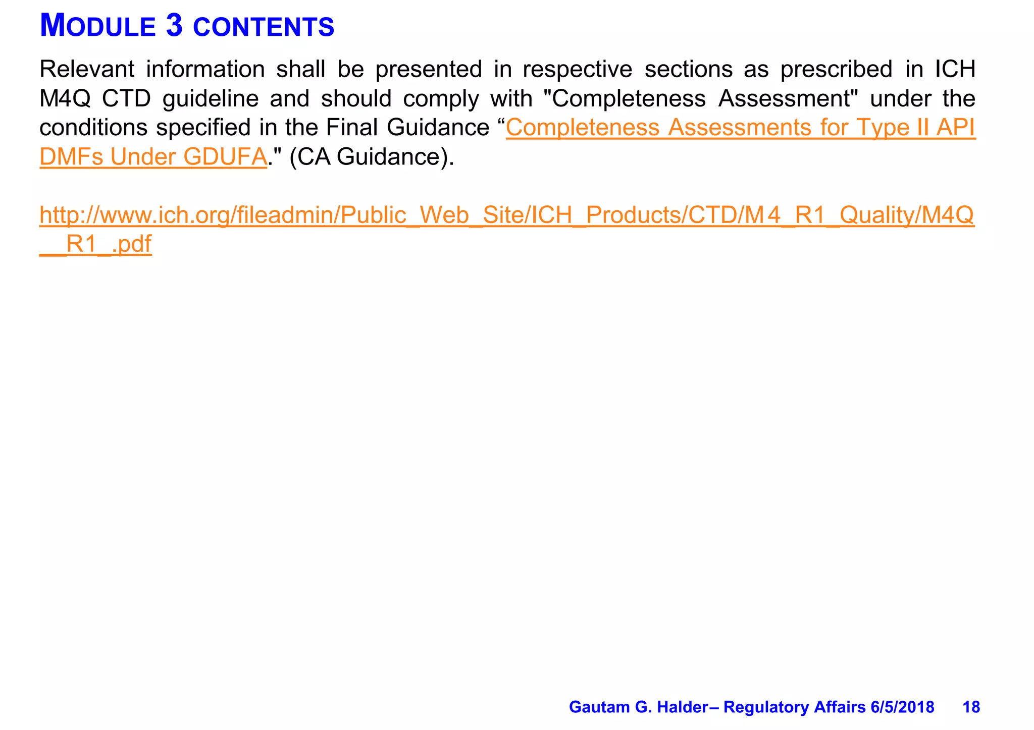 USDMF Preparation and Submissions | PDF