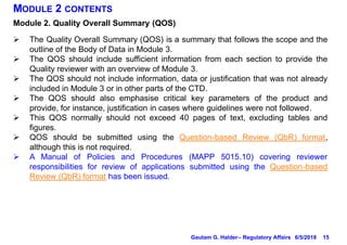USDMF Preparation and Submissions | PDF