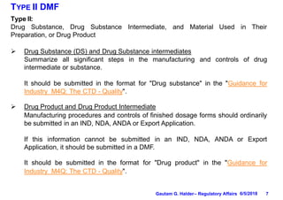 USDMF Preparation and Submissions | PDF