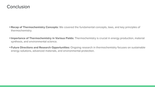 Thermochemistry and its definition including practical application | PPT