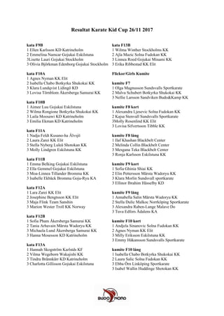 Resultat2017kkc | PDF