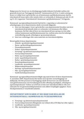 KARTLEGGING AV LOVER OG FORSKRIFTER OM INTERNKONTROLL I KOMMUNAR OG FYLKESKOMMUNAR | PDF