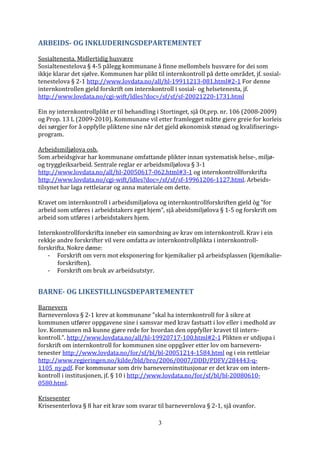 KARTLEGGING AV LOVER OG FORSKRIFTER OM INTERNKONTROLL I KOMMUNAR OG FYLKESKOMMUNAR | PDF