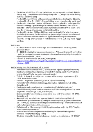 KARTLEGGING AV LOVER OG FORSKRIFTER OM INTERNKONTROLL I KOMMUNAR OG FYLKESKOMMUNAR | PDF