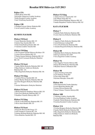 Resultat rm2013 | PDF