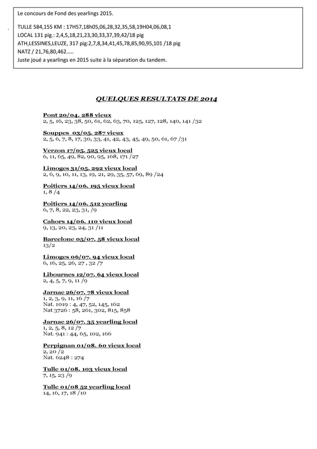 Resultats benois paul | PDF