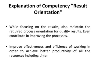 Result orientation | PDF