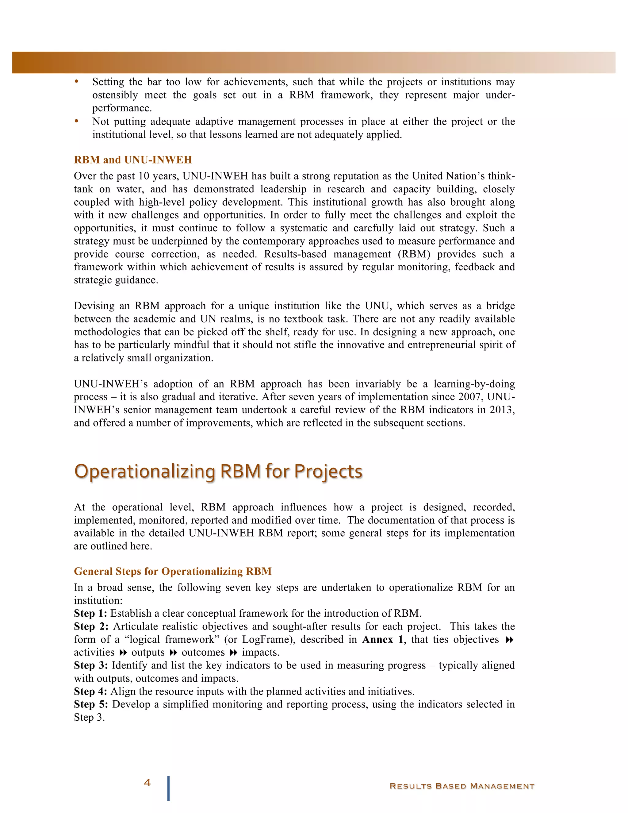 Results based-management | PDF | Business | Business and Finance