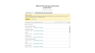 Audience Feedback - Print ProductionsA | ODP | Media Industry | Industries